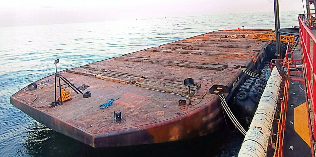 Our Fleet of Derrick Barges | Shore Offshore Services